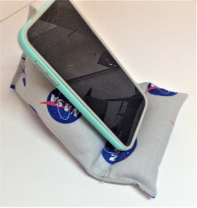 Cell Phone XL Pillow Stand NASA Space Logo Mobile Phone | Etsy