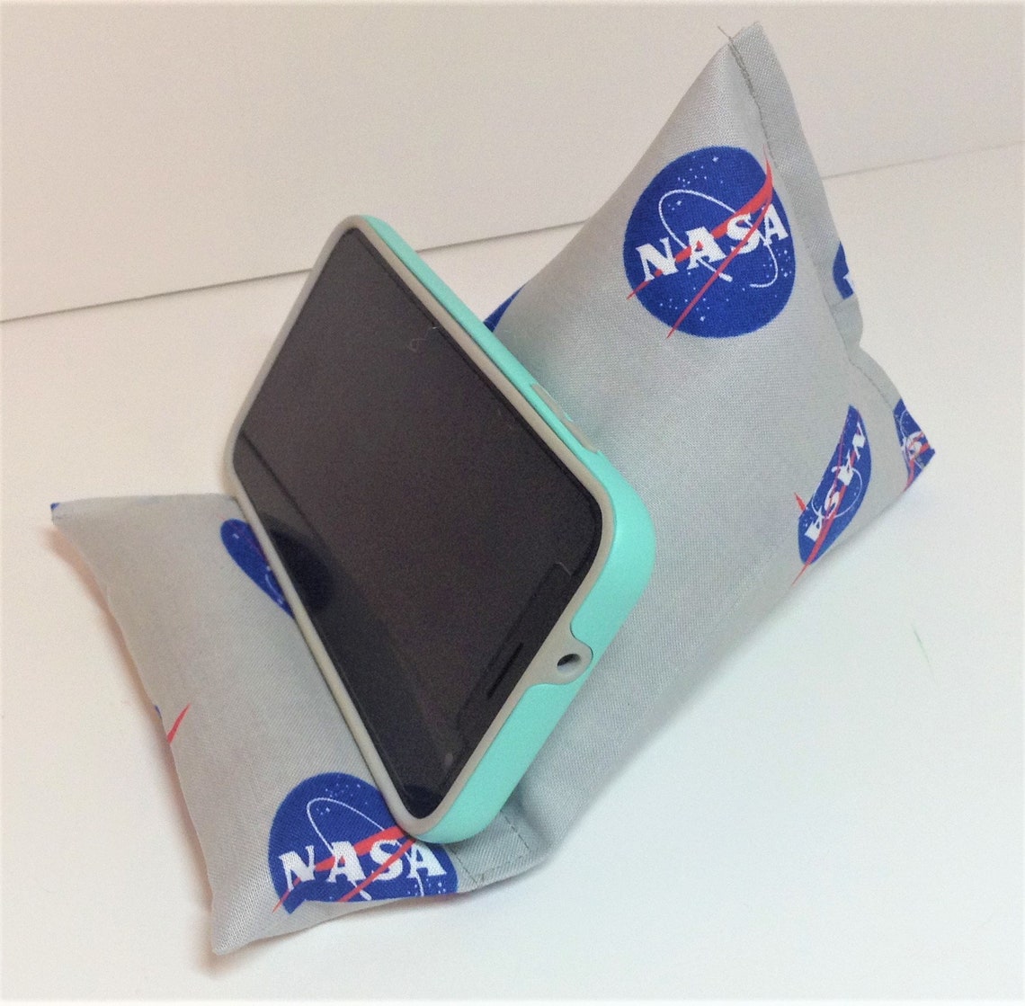 Cell Phone XL Pillow Stand NASA Space Logo Mobile Phone | Etsy