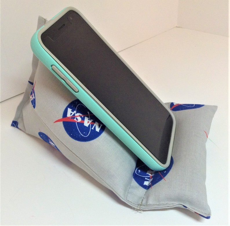 Cell Phone XL Pillow Stand NASA Space Logo Mobile Phone | Etsy