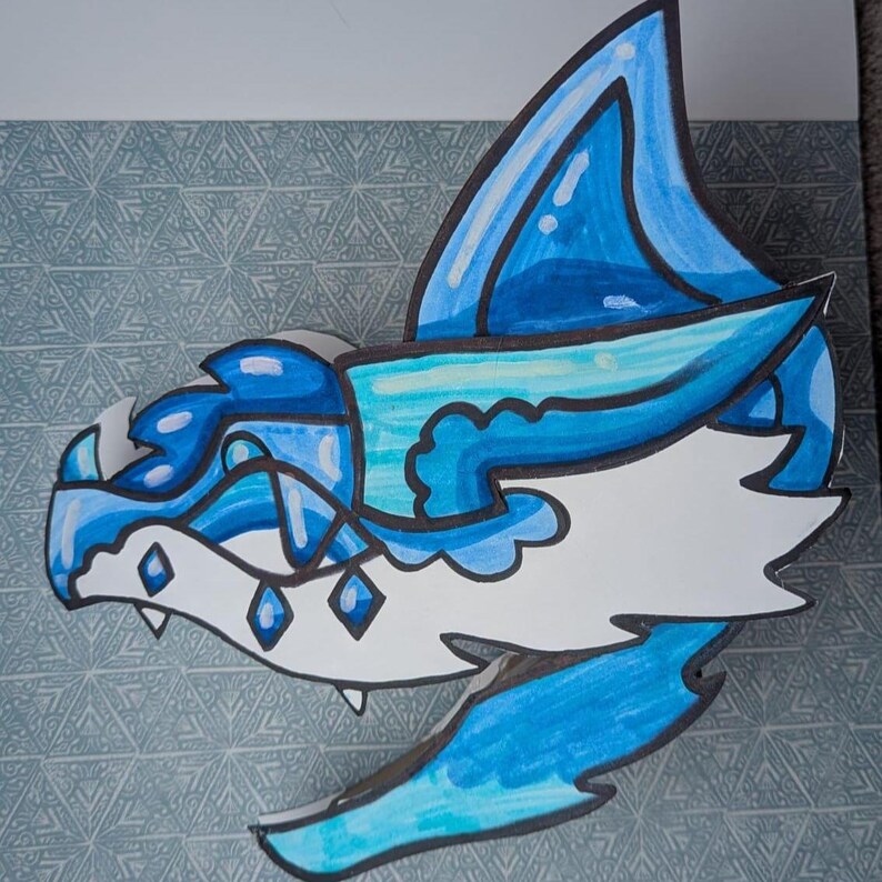 Sky Dragon Puppet / Paper Puppets - Etsy