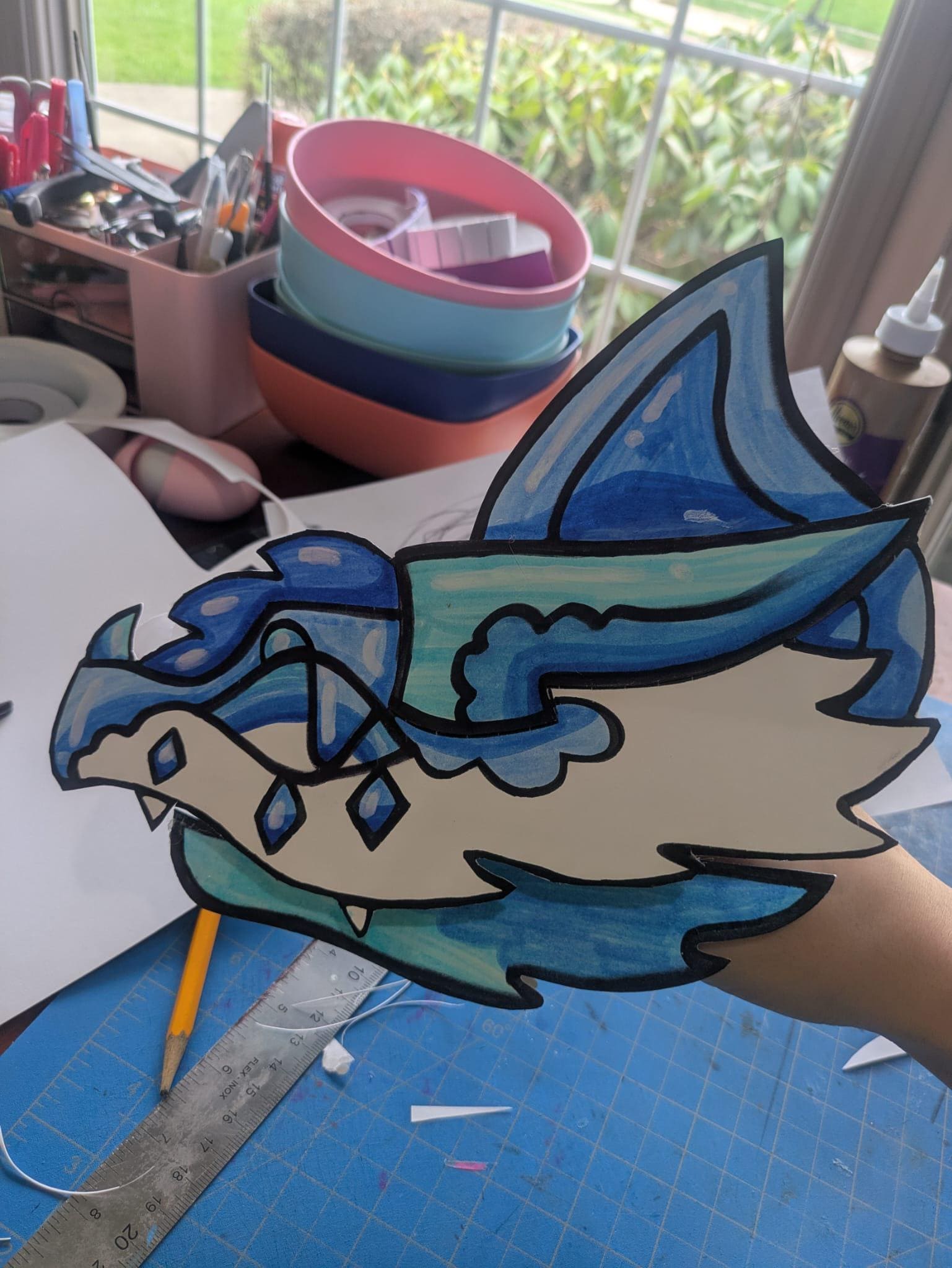 Sky Dragon Puppet / Paper Puppets - Etsy