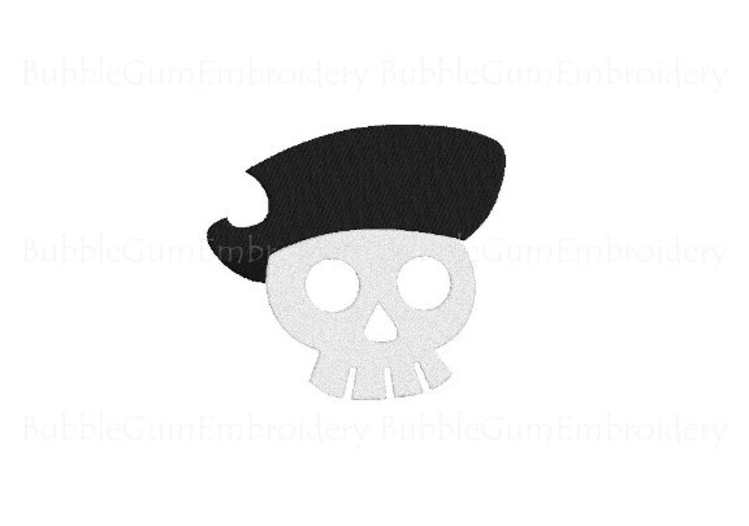 Pirate Skull Embroidery Design Instant Download - Etsy