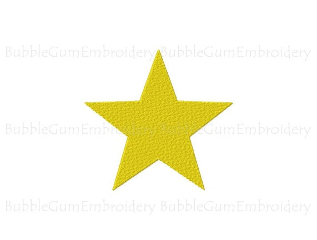 Star Embroidery Design Instant Download - Etsy
