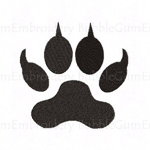 Dog Paw Print Embroidery Design Instant Download - Etsy