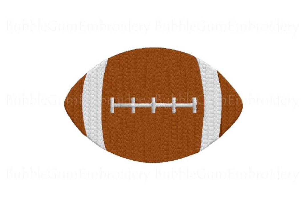 Football Embroidery Design Instant Download - Etsy