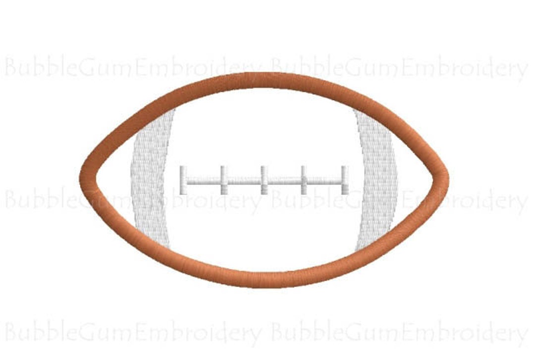 Football Applique Embroidery Design Instant Download - Etsy