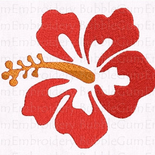 Hibiscus Embroidery - Etsy