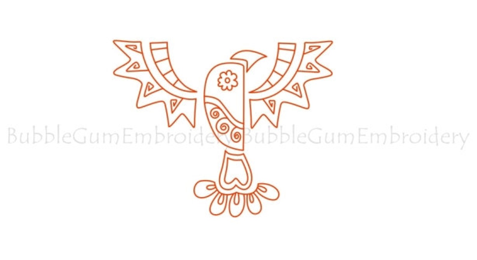 Redwork Native Eagles Embroidery Designs Instant Download | Etsy