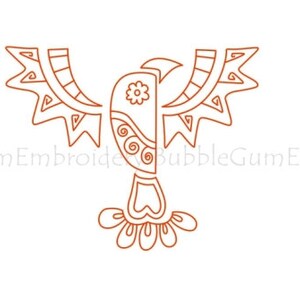 Redwork Native Eagles Embroidery Designs Instant Download - Etsy