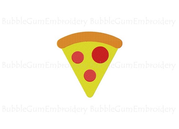 Pizza Slice Embroidery Design Instant Download - Etsy