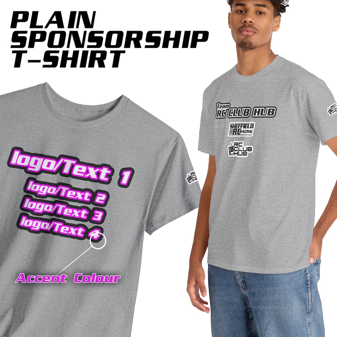Custom Plain Sponsorship Team T-shirt Cotton, Casual Streetwear Shirt ...