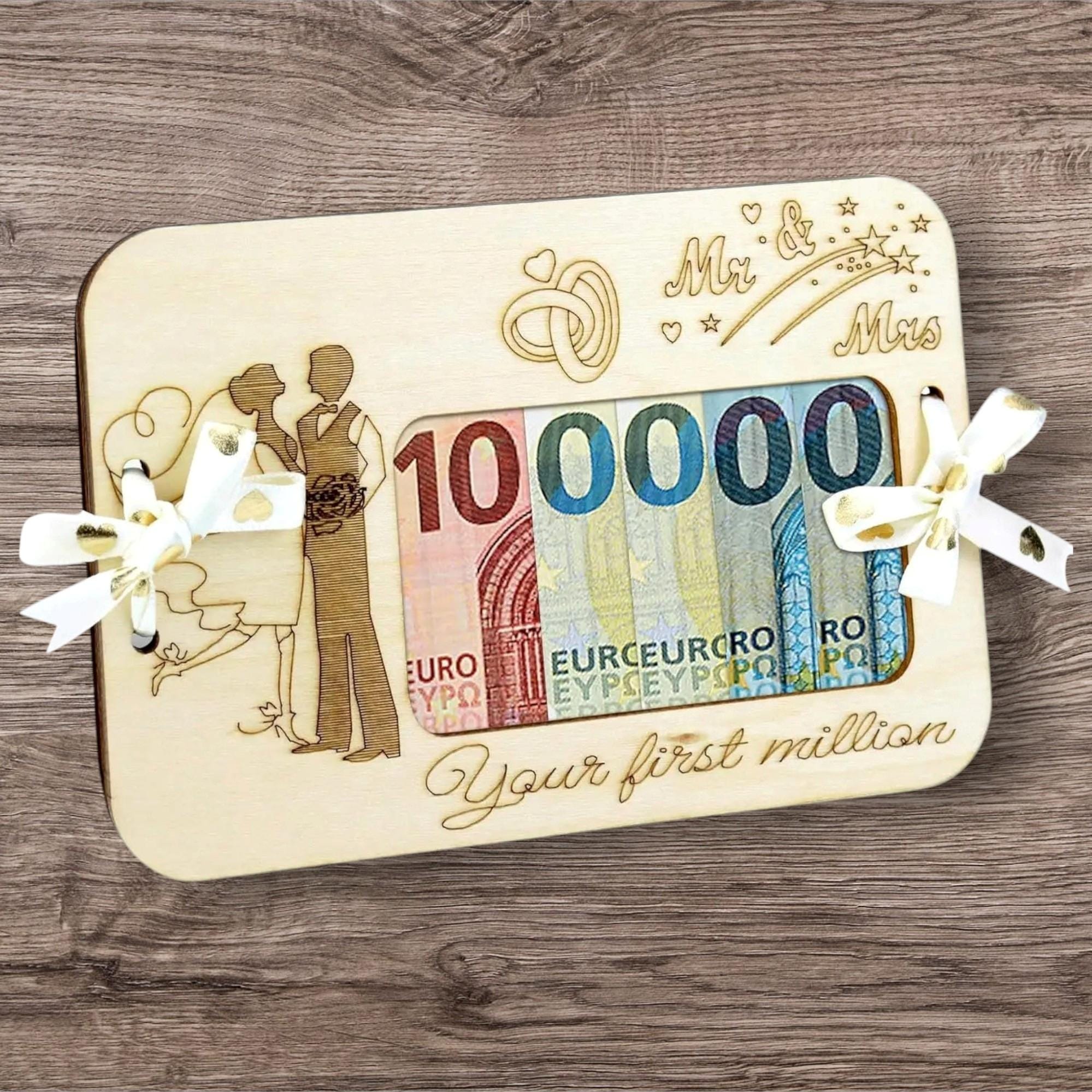 Personalized Wooden Cash Gift Wallet, Balloon Design - Etsy
