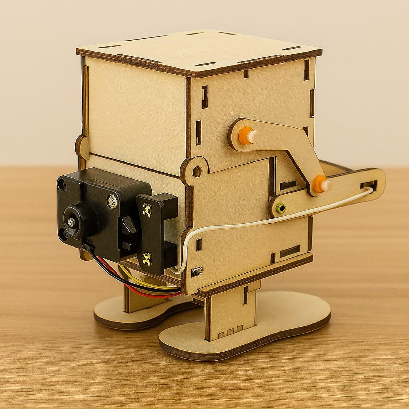 DIY Robot Coin Bank: Wood Model Kit, STEM Toy. - Etsy