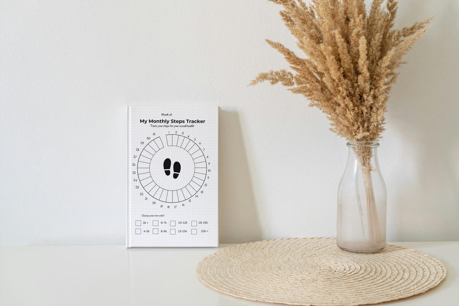 Printable Steps Tracker, Health & Fitness Planner, Simple Step Tracker ...