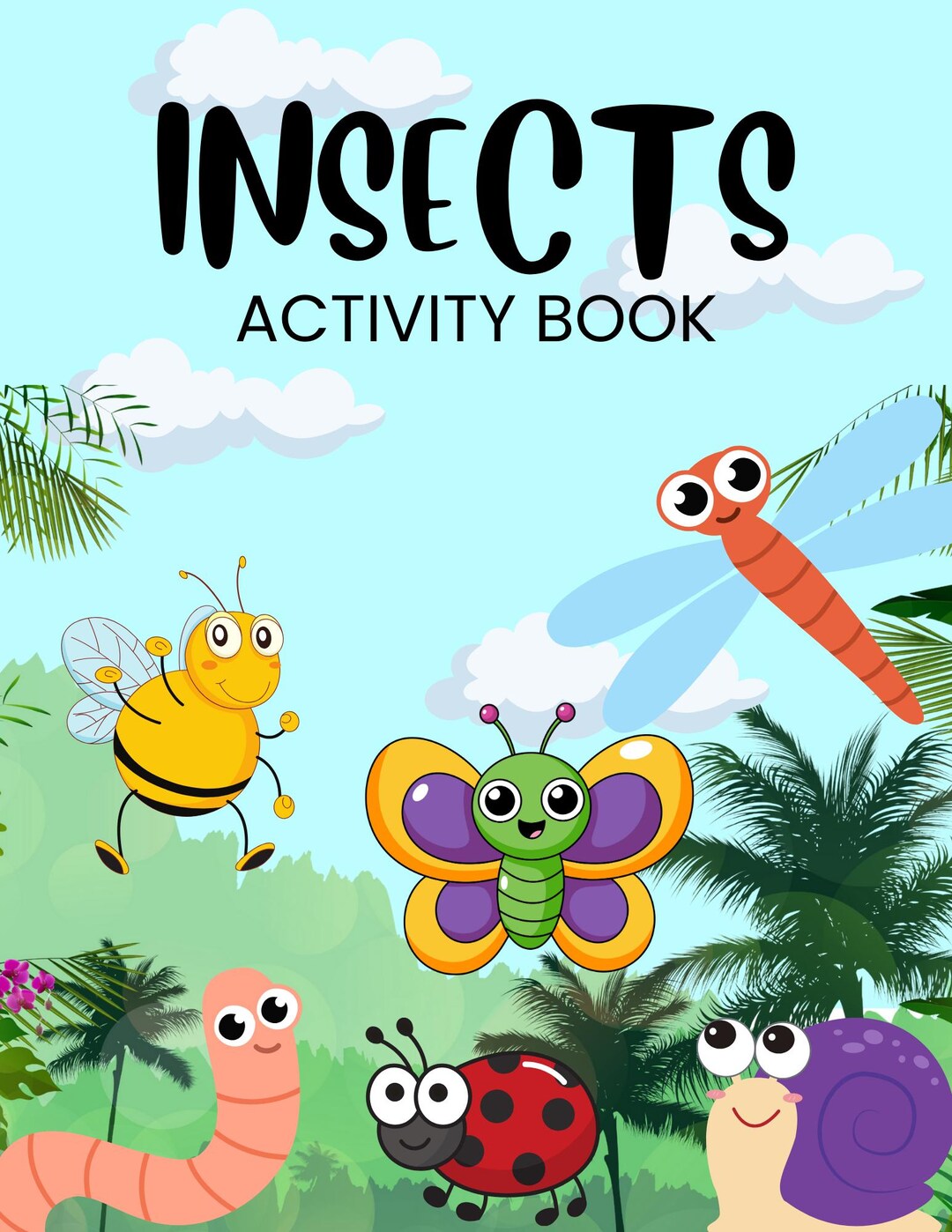 Printable Insect Activity Book, Insect Learning Pack, Printable ...