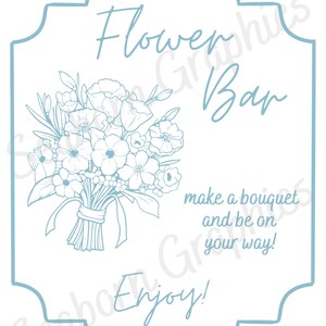 Flower Bar Template - Etsy