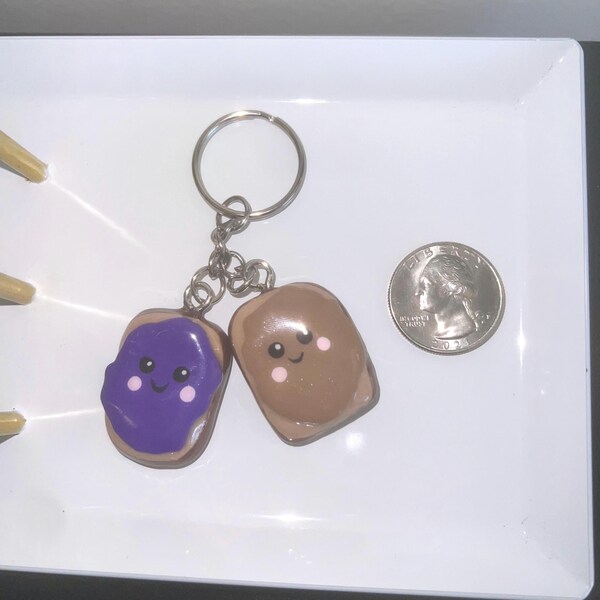 Pbj Keychains - Etsy