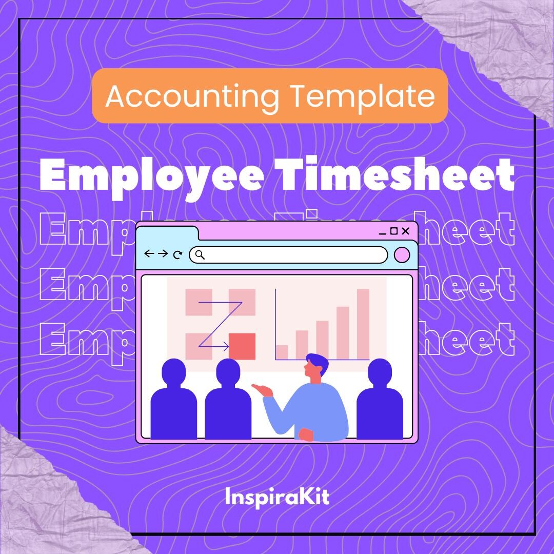 Employee Timesheet Excel Template | Work Hours and Payroll Tracker ...