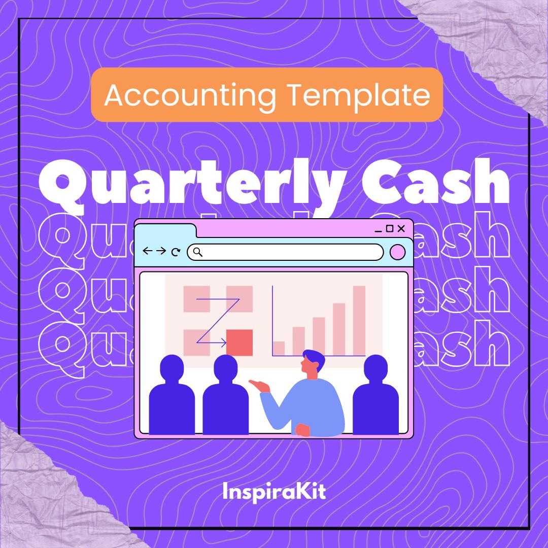 Quarterly Cash Flow Projections Excel Template | Business Budget ...