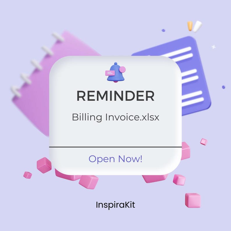 Billing Invoice Template | Printable & Editable Excel Spreadsheet ...