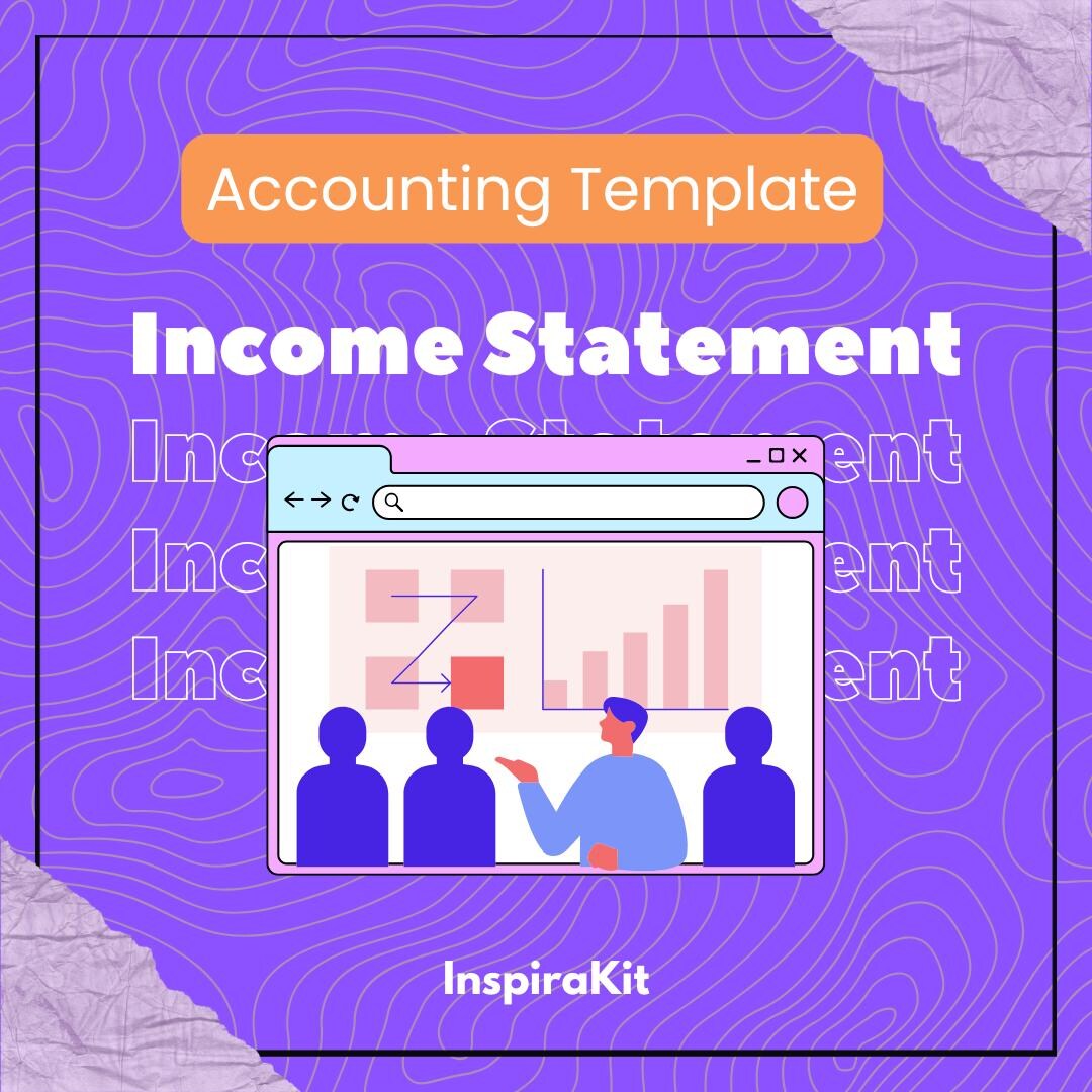 Income Statement Excel Template | Profit & Loss Statement | Small ...