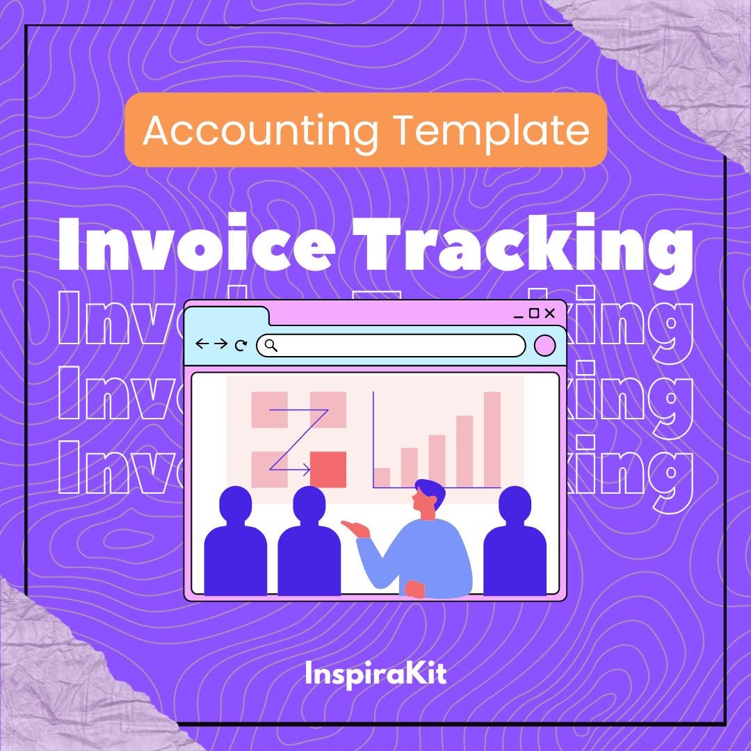 Invoice Tracking Excel Template | Accounts Receivable & Payment Tracker ...