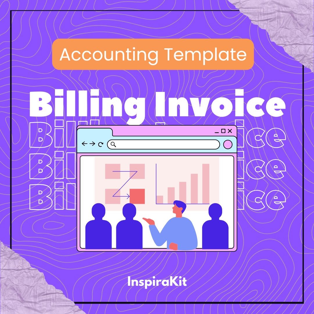 Billing Invoice Template | Printable & Editable Excel Spreadsheet ...