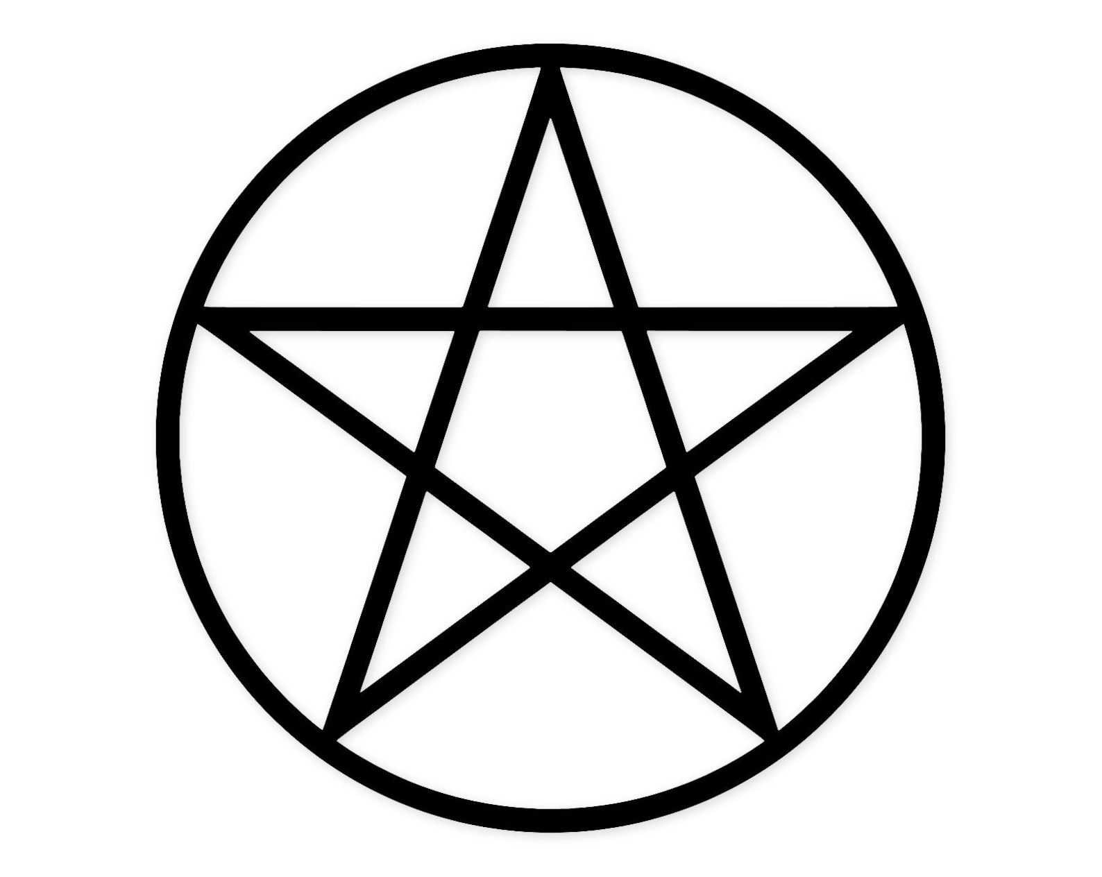 Simple Pentagram Icon Svg Png: Cut Ready Digital Design for Cricut ...