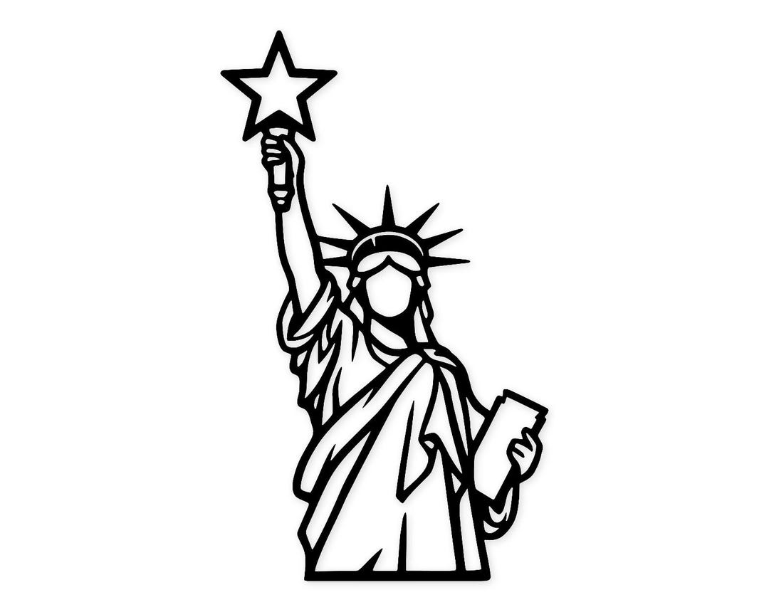 Liberty's Star Svg Png: Bold Design for Vinyl Cutting - Etsy