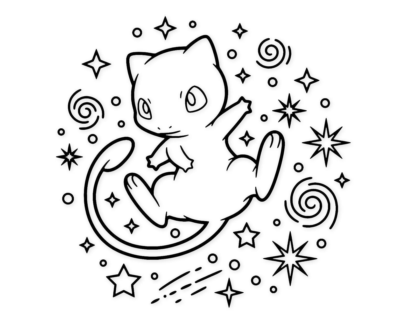 Mew Svg Png: Whimsical Design for Crafting Projects - Etsy