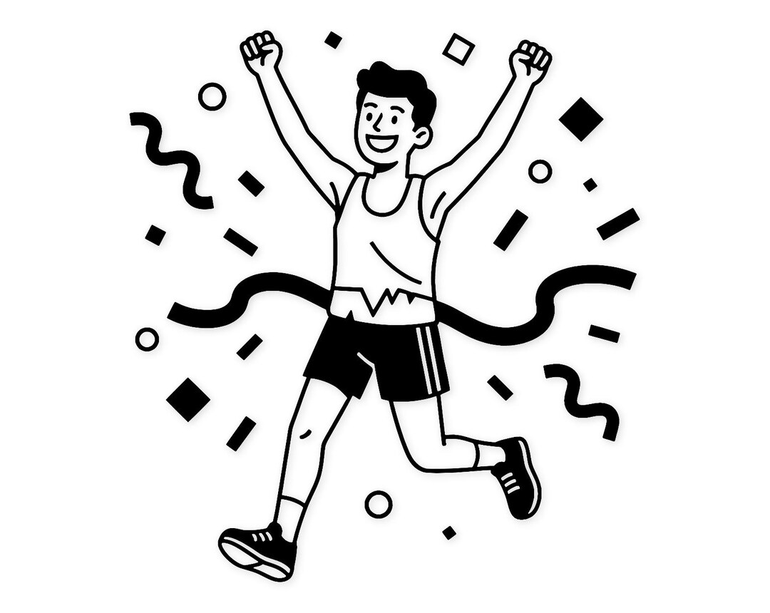 Finish Line Svg Png: Bold Design for Celebration Events - Etsy