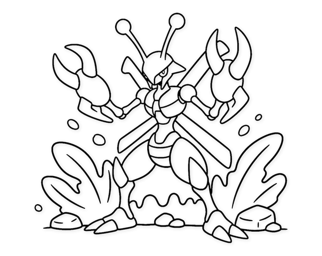 Scizor Evolution Scene Svg Png: Bold Cut File for Crafting - Etsy