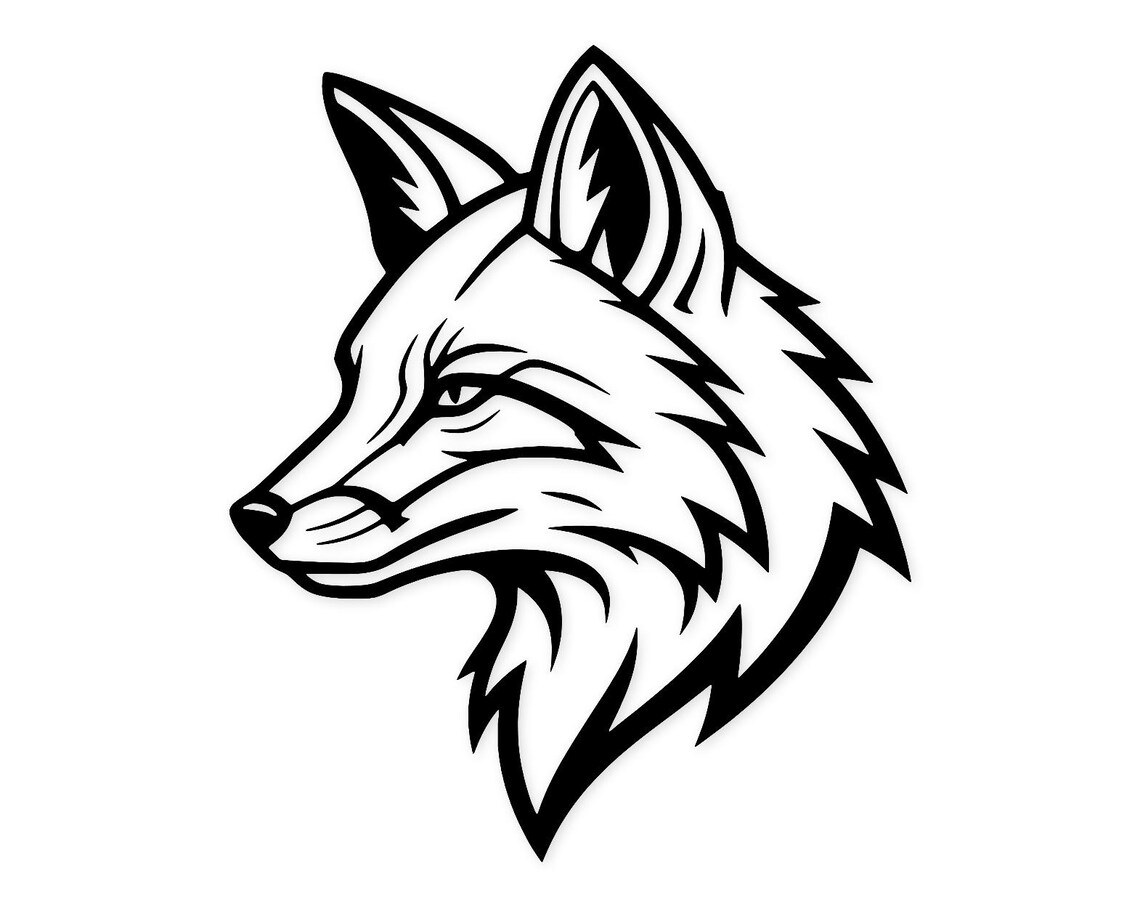 Fox Head Emblem Svg Png: Cut Ready Digital Design for Cricut Silhouette ...