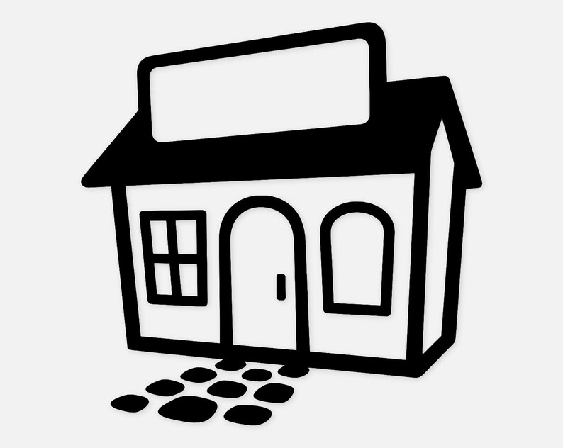 Storefront and Sign Svg Png: Cut Ready Digital Design for Cricut ...