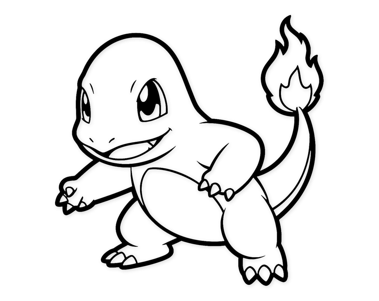 Charmander Icon Svg Png: Bold Cut File for T-shirts - Etsy
