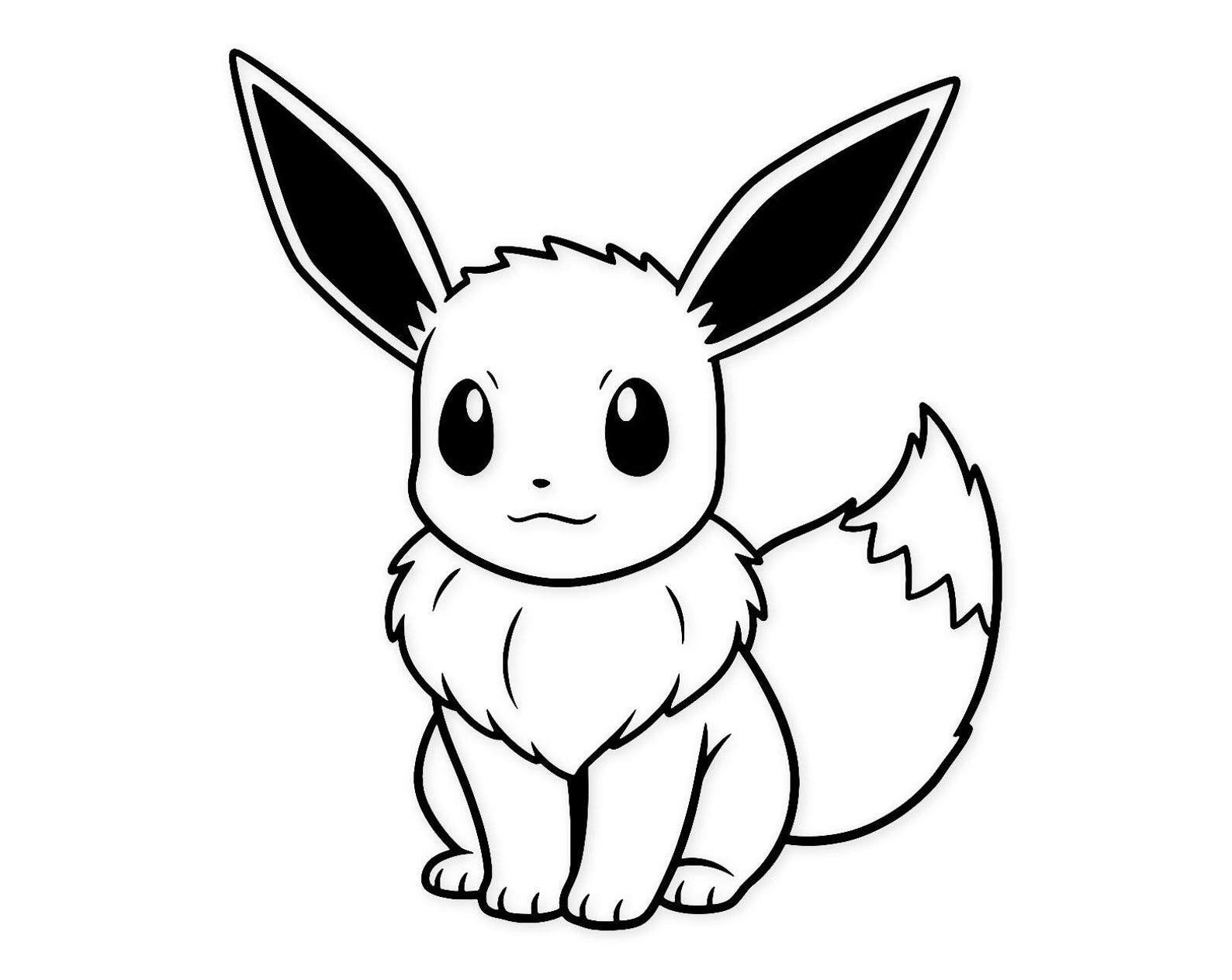 Eevee Minimal Icon Svg Png: Cut Ready Digital Design for Cricut ...