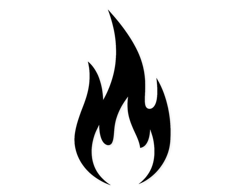 Burning Flame Icon Svg Png: Cut Ready Digital Design for Cricut ...