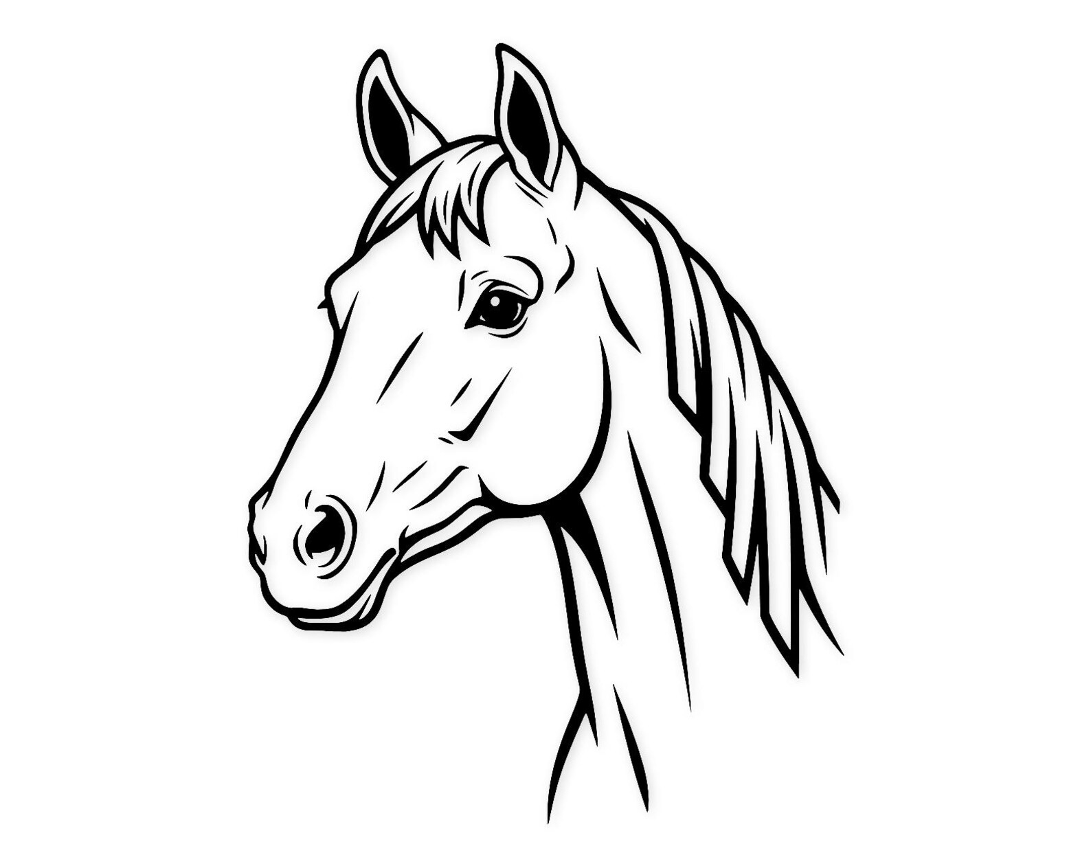 Majestic Akhal Teke Head Svg Png: Cut Ready Digital Design for Cricut ...