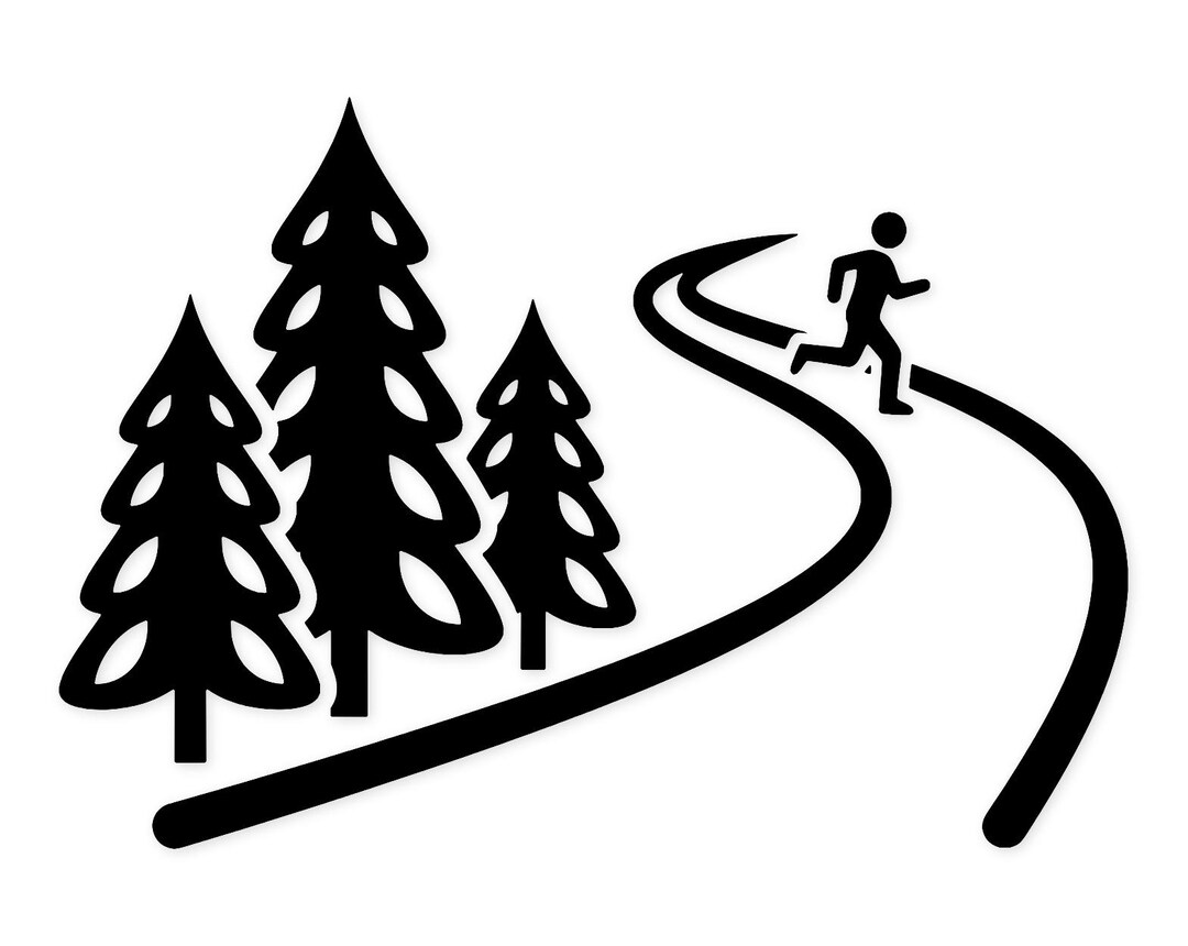 Cross Country Scene Svg Png: Minimalist Design for T-shirts and Wall ...