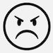 Rage Face Icon Svg Png: Bold Outline for T-shirts - Etsy