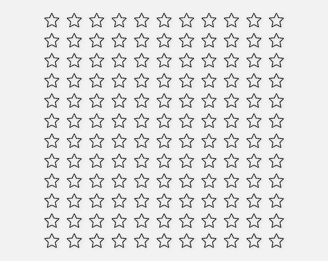 Dotted Star Pattern Svg Png: Bold Design for Crafts - Etsy