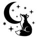 Fox & Moon Svg Png: Cut Ready Digital Design for Cricut Silhouette - Etsy