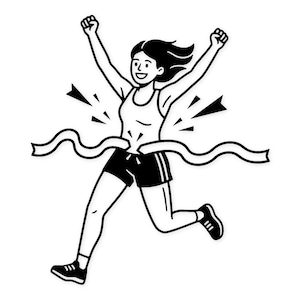 Finish Line Celebration Svg Png: Bold Design for Race Medals - Etsy
