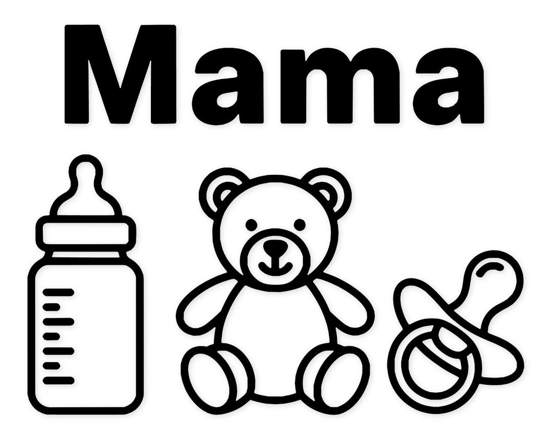 Fun Mama Icons Svg Png: Bold Clean Designs for Mother's Day Gifts - Etsy