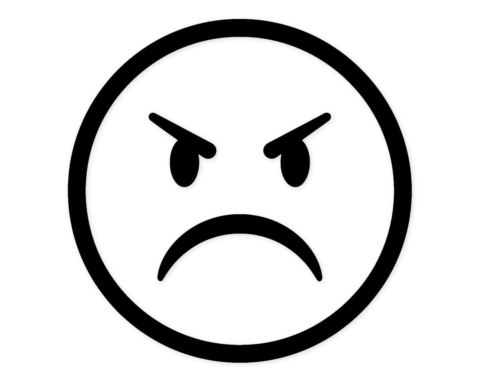 Rage Face Icon Svg Png: Bold Outline for T-shirts - Etsy