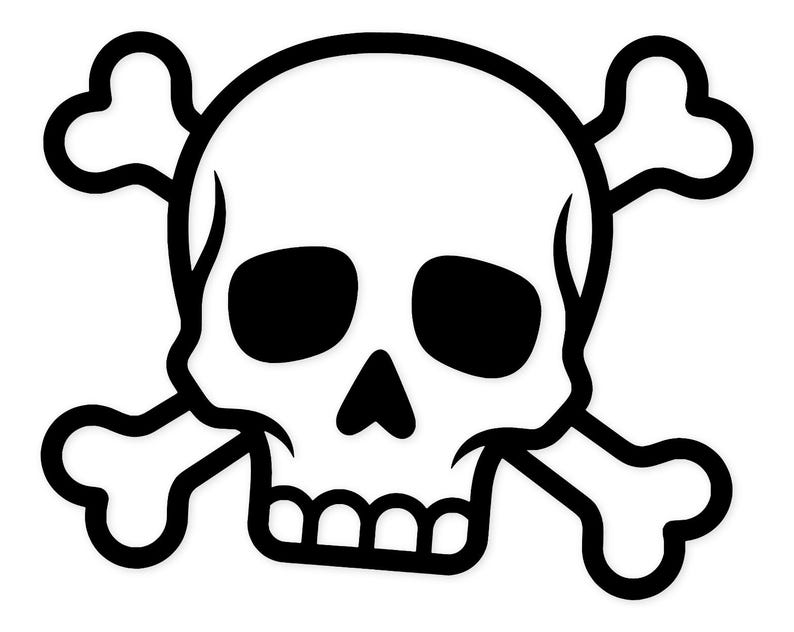 Skull and Crossbones Svg Png: Bold Design for Halloween - Etsy