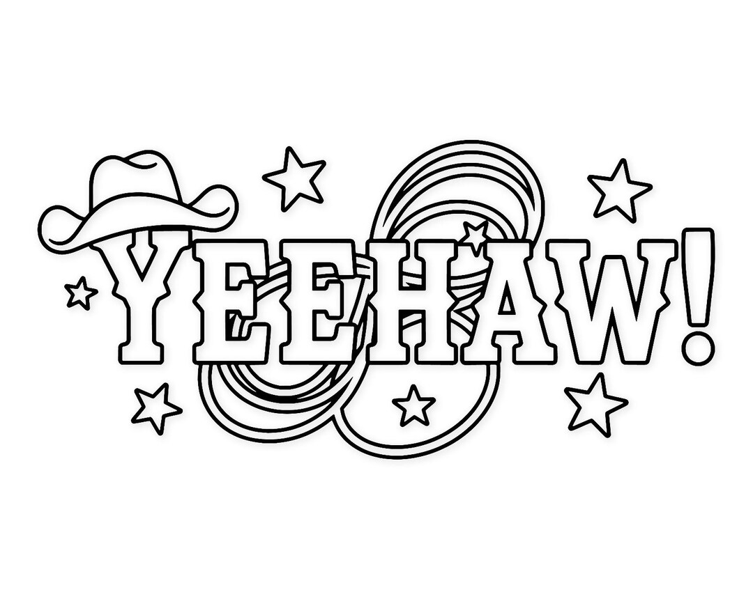Western Typography Svg Png: Bold Cut File for Cowboy Crafts - Etsy