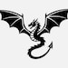 Flying Dragon Icon Svg Png: Cut Ready Digital Design for Cricut ...