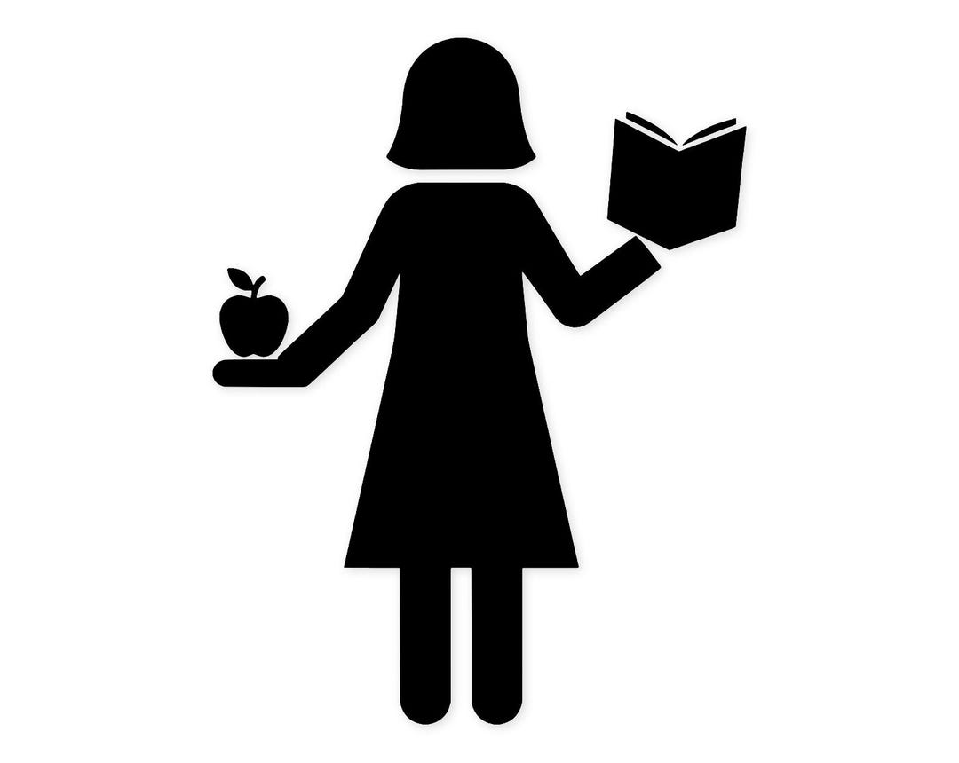 Teacher Icon Svg Png: Bold Clean Cut File for T-shirts - Etsy