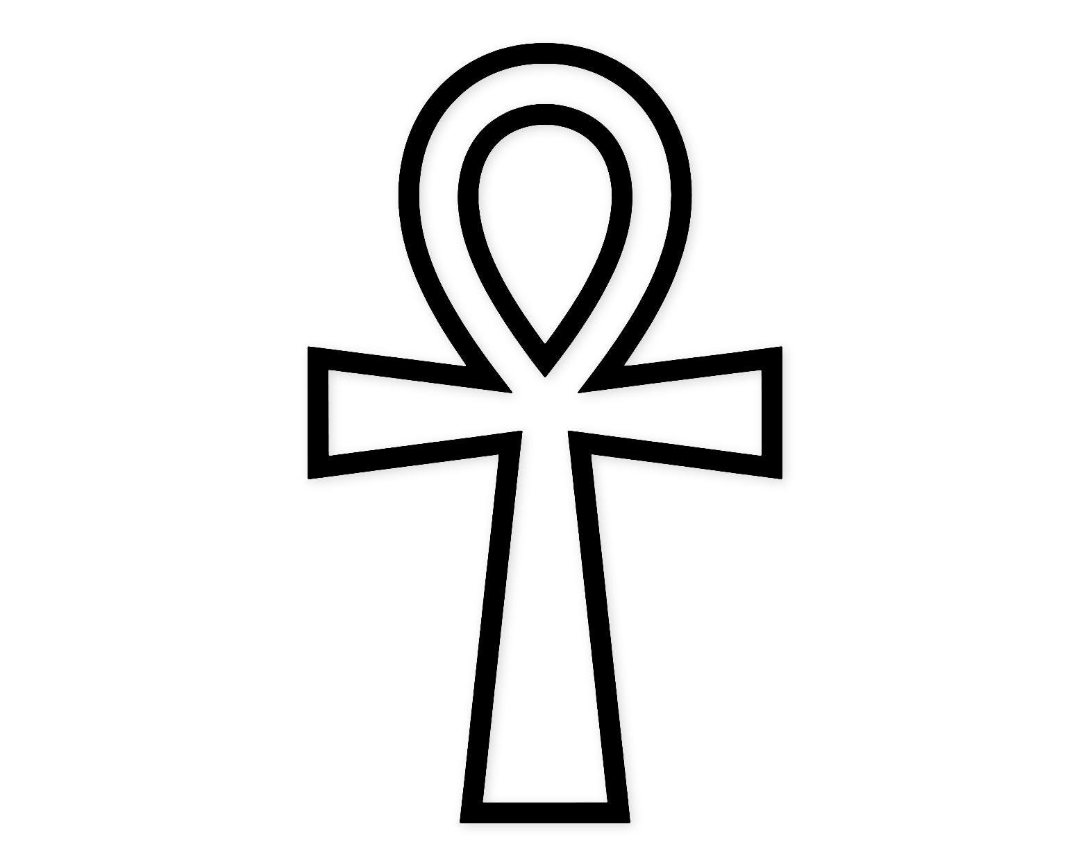 Ankh Symbol Svg Png: Bold Outline Design for Crafts - Etsy